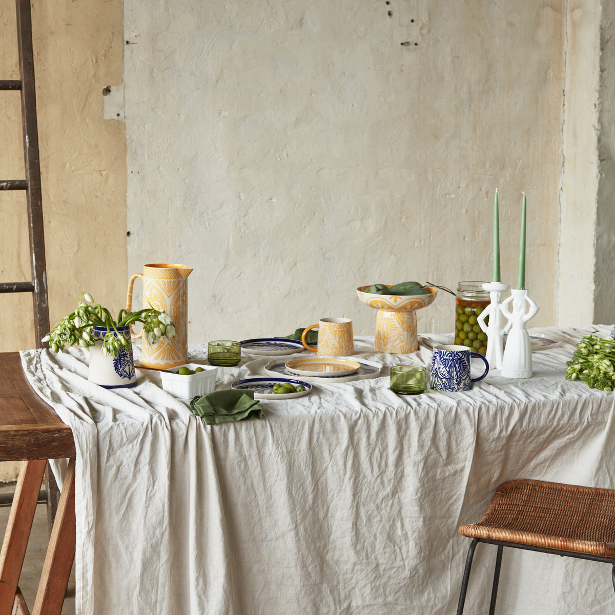 DEL SOL BIRD PLATTER MUSTARD – Jones & Co