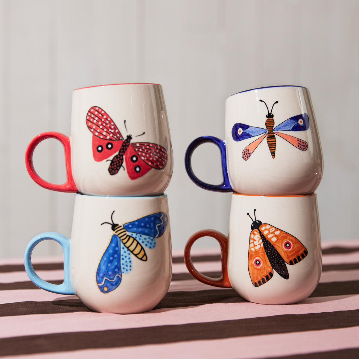 MOTH PARTY MUG SKY – Jones & Co