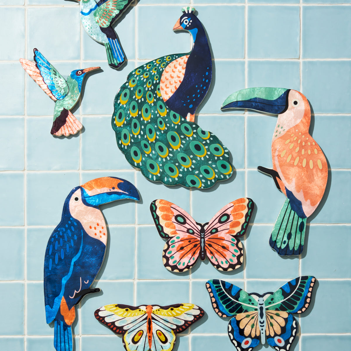 CANOPY HUMMINGBIRD WALL ART SET – Jones & Co