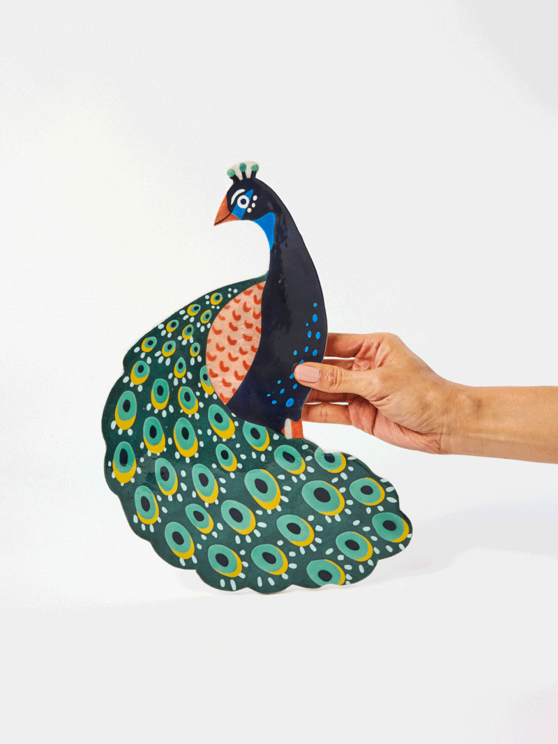 CANOPY PEACOCK WALL ART – Jones & Co